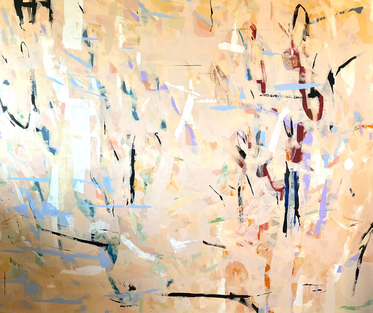 Wading through the Light, 60” x 72” – Rachel Hawkes Cameron